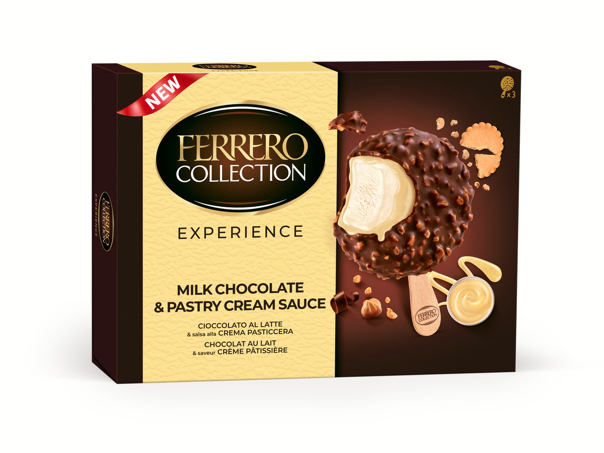 Ferrero Rocher Collection Milk Chocolate & Custard Cream (Pack x3) - 7 ...